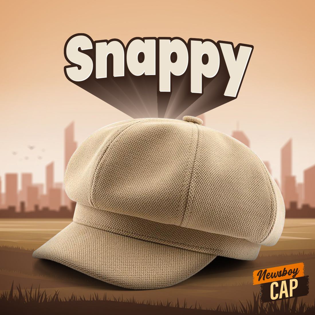 Octagonal brushing solid color painter outdoor travel Cap – Trekmad